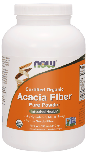NOW Foods Acacia Fiber Pure Powder – Błonnik z Akacji sengalskiej ...