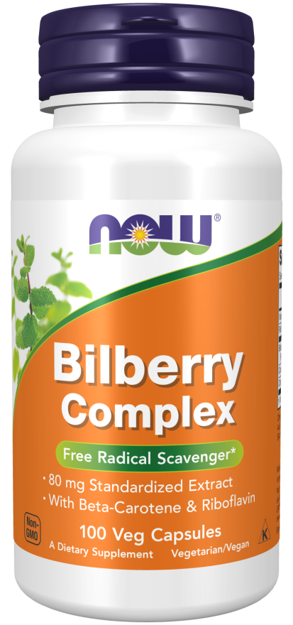 NOW Foods Bilberry Complex Veg Caps Borówka Sklep Swanson